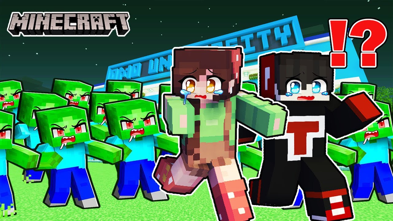 Escape From The Zombie Monster School - Minecraft ( Tagalog ) - YouTube