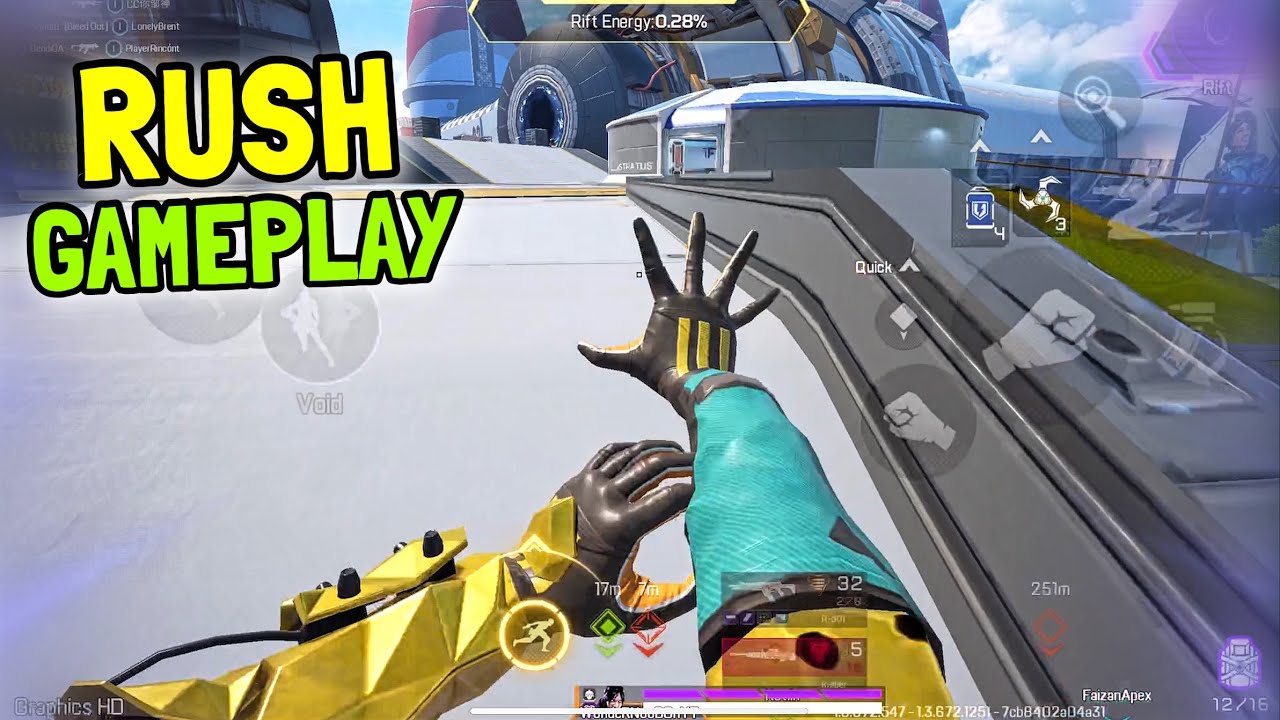 INTENSE RUSH GAMEPLAY (Apex Legends Mobile) - YouTube