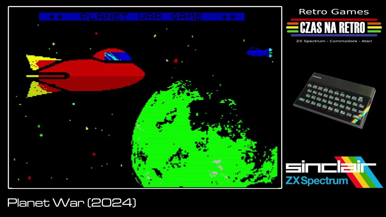 Planet War (2024) - ZX Spectrum - YouTube