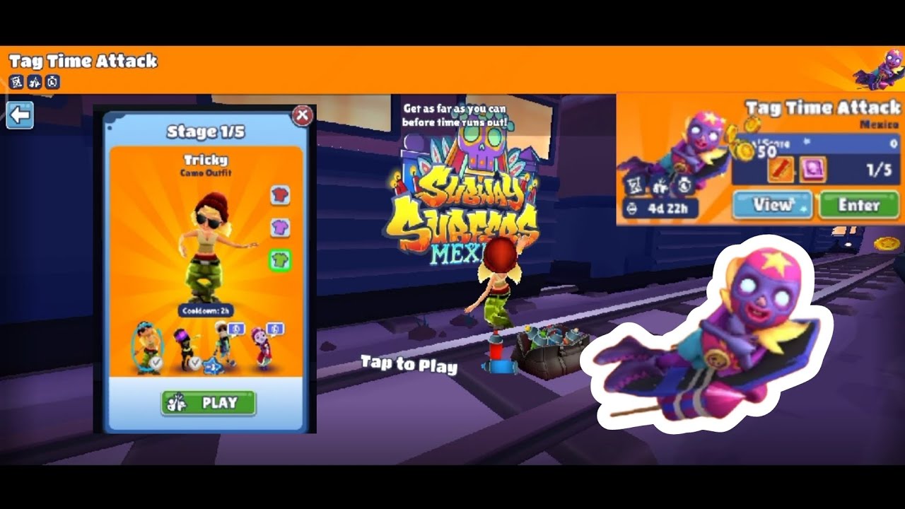 Subway Surfers Tag Time Attack In Mexico || - YouTube