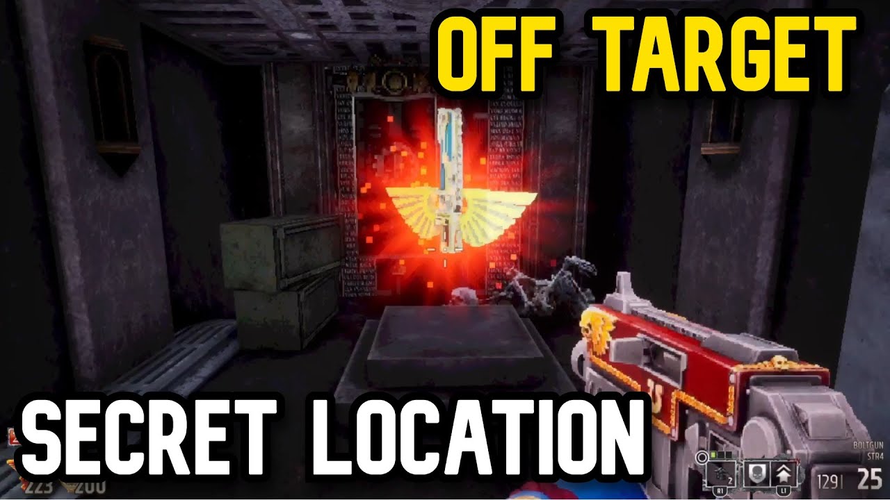 Warhammer 40k Boltgun - Off Target Secret Location Chapter 1 Mission 1 ...