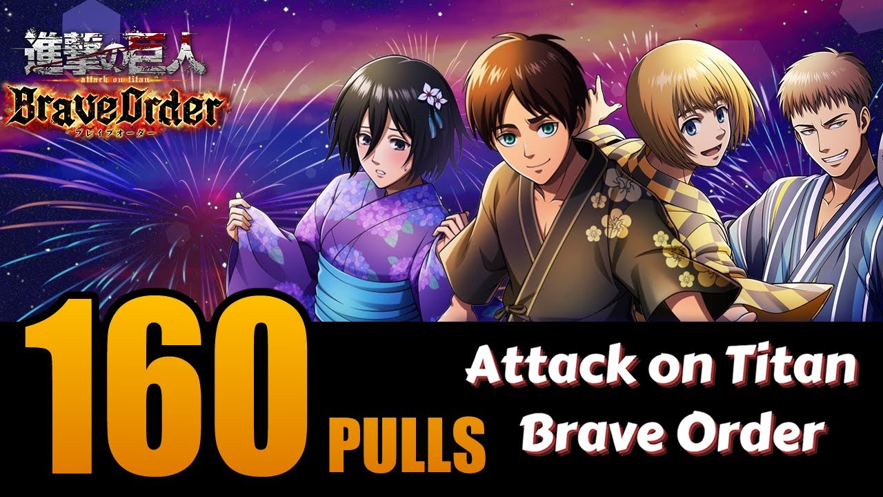 Attack on Titan Brave Order: 160 Pulls for Summer Yukata Event Gacha ...