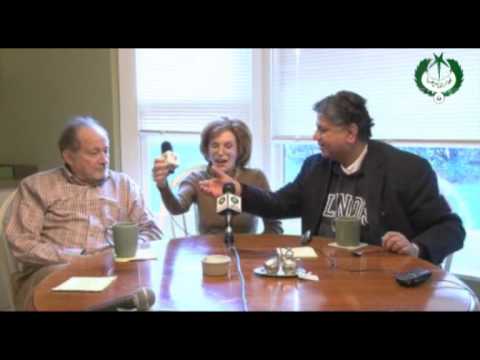US Professor of Philosophy Haskell Fain and Ms Linda Fain with Radio ...