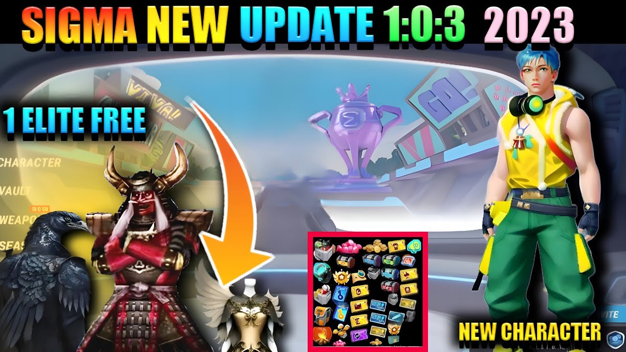 SIGMA UPDATE DATE JANUARY 2023 FIRST| SIGMA NEW FEATURES| 1 ELITE PASS ...