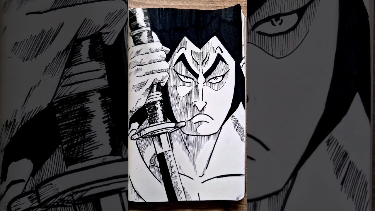 Drawing Kozuki Oden from One Piece #anime #sketch #drawing #onepiece # ...