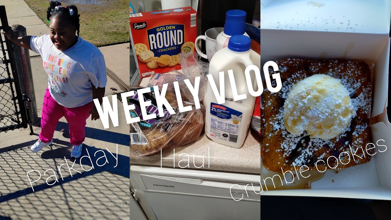 weekly vlog/ Park day aldi grocery haul crumble cookies review 🍪 - YouTube