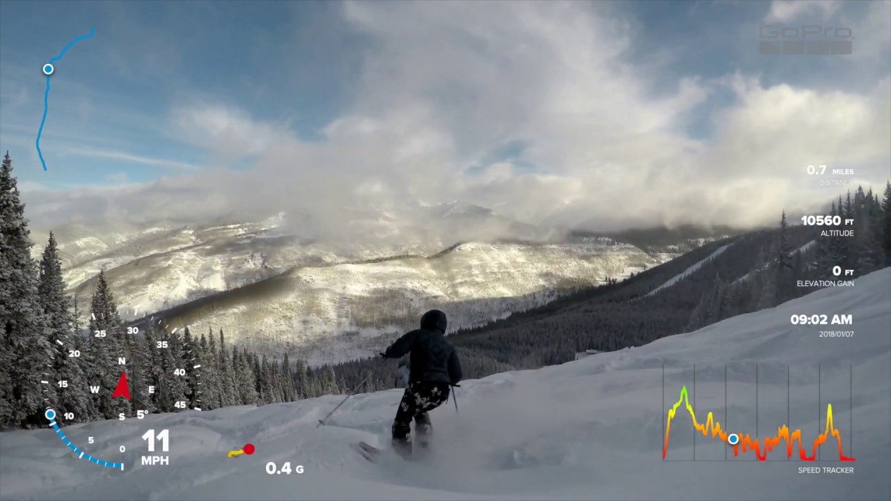 First Powder Day of 2018 at Vail - YouTube