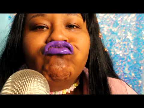 ASMR Nosey Nose PURPLE POISON UPPER LIP SNIFF - YouTube