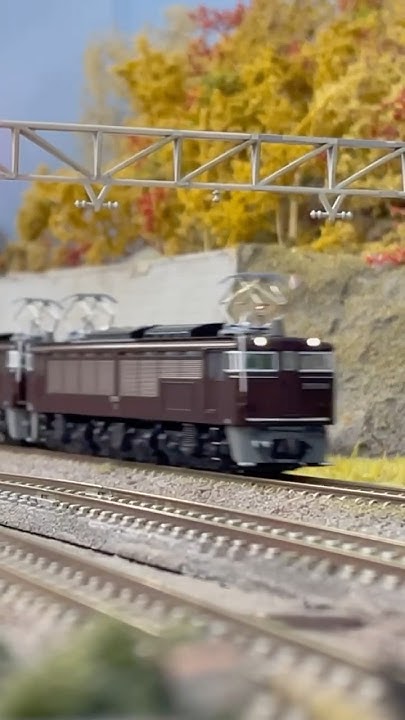 189系『あさま』＋EF63 #鉄道模型 #nゲージ #碓氷峠 - YouTube