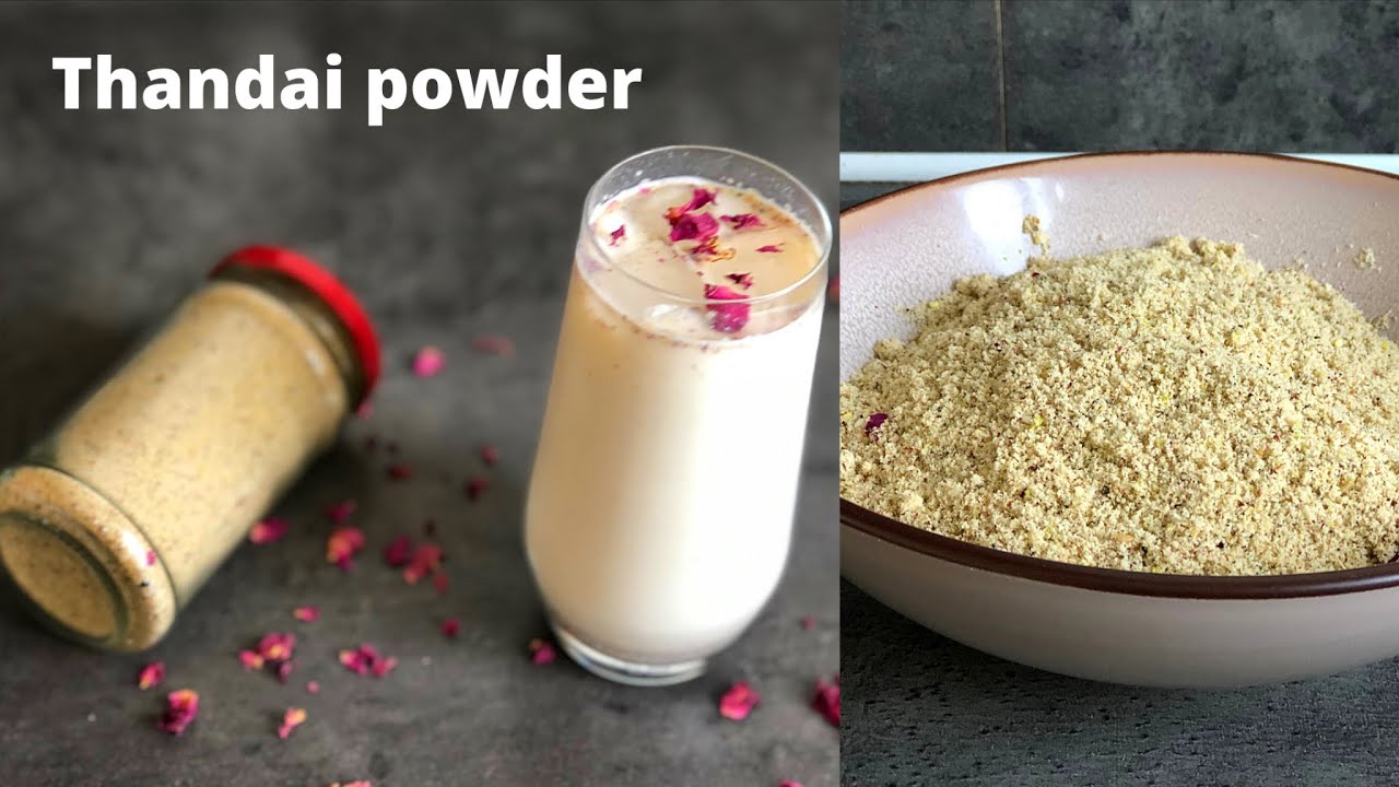 Thandai powder recipe | how to make thandai powder | perfect thandai ...