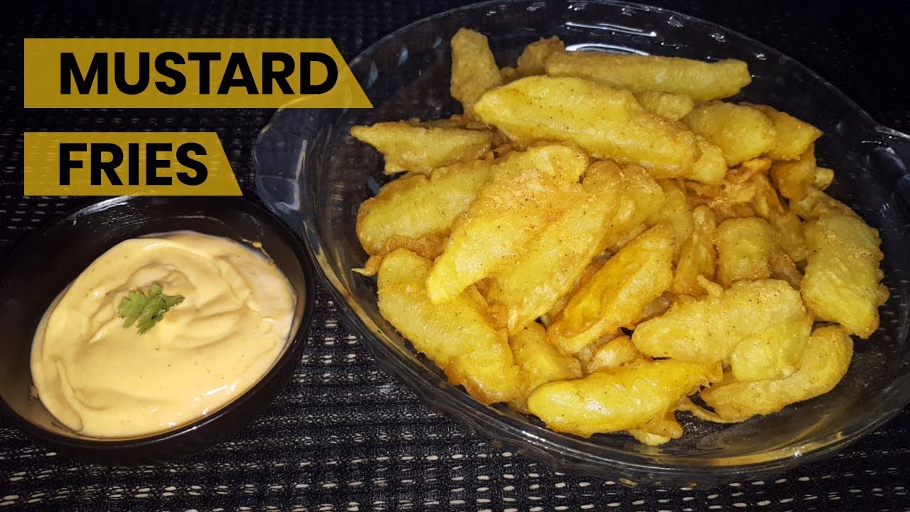 Mustard Fries Recipe😍A tangy twist to your favoutite snack! # ...