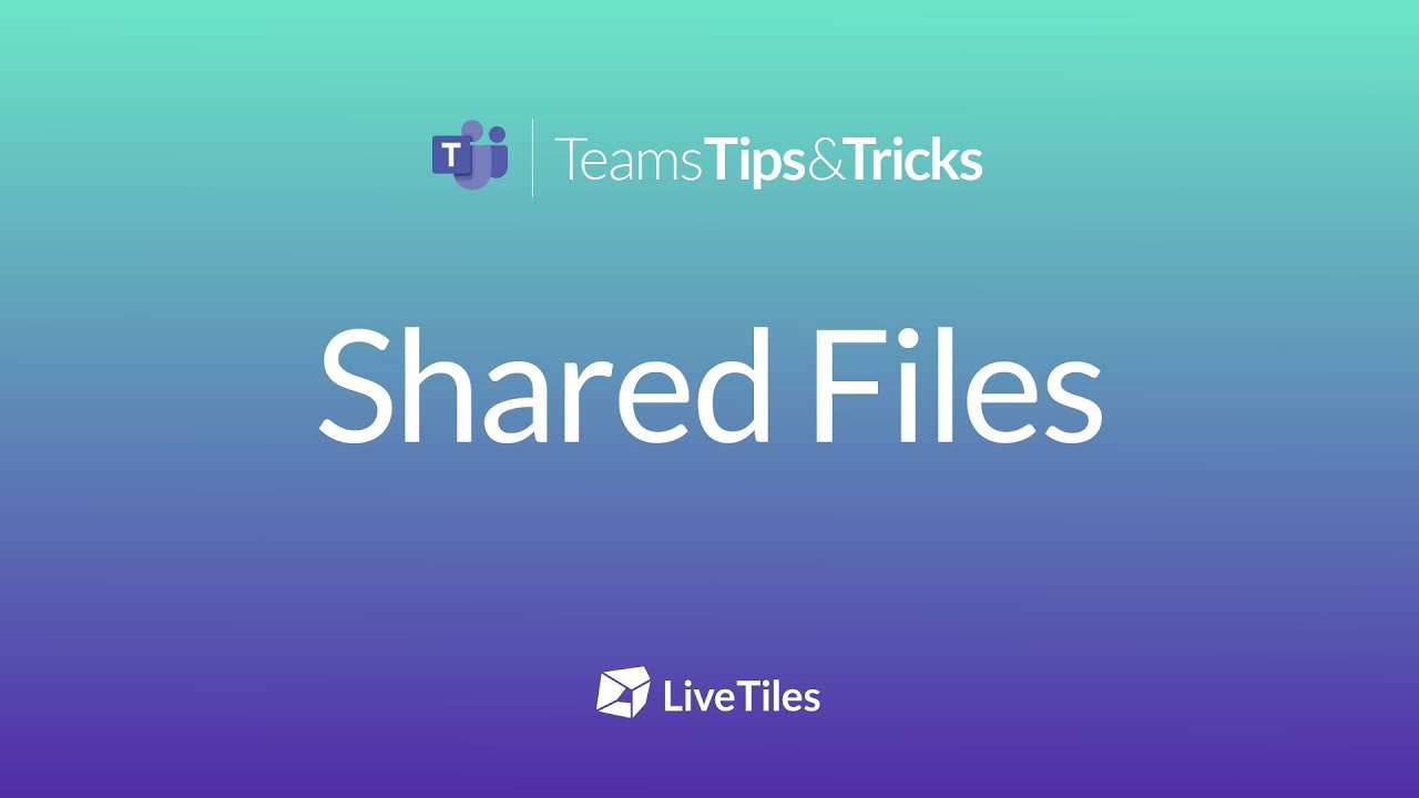 How To Share Files in Microsoft Teams - YouTube