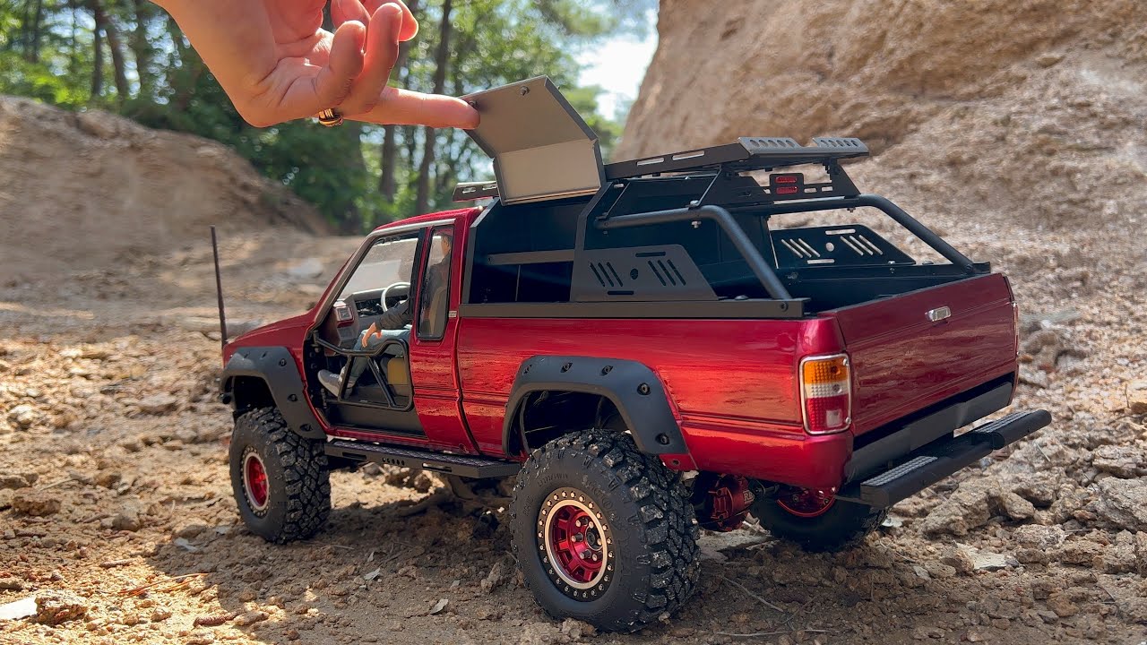1/10 RC4WD TF2(WB : 313mm) - Custom 1987 Toyota XtraCab Overland. - YouTube