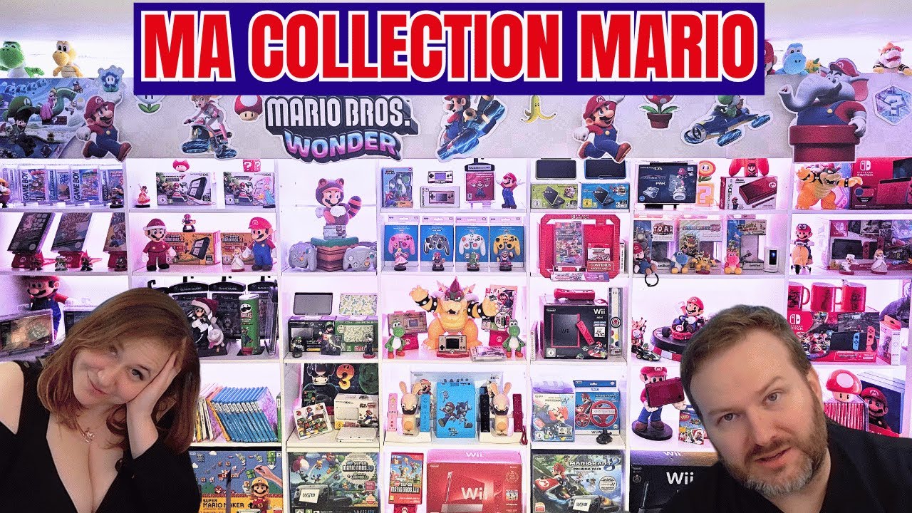 GAMING ROOM TOUR 2025 pour l’anniversaire de mario 40 ans 40th anniversary - YouTube