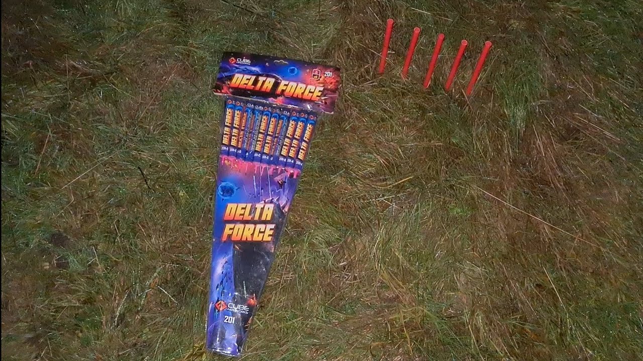 Delta Force Rockets By Cube Fireworks (Low Noise) (Demo) - YouTube