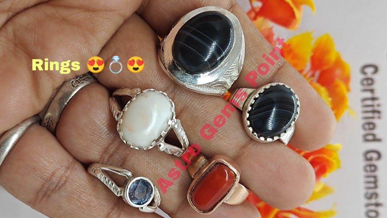 Beautifull 5 Rings Made For Customers 😍 9963004828 | akik, zircon ...