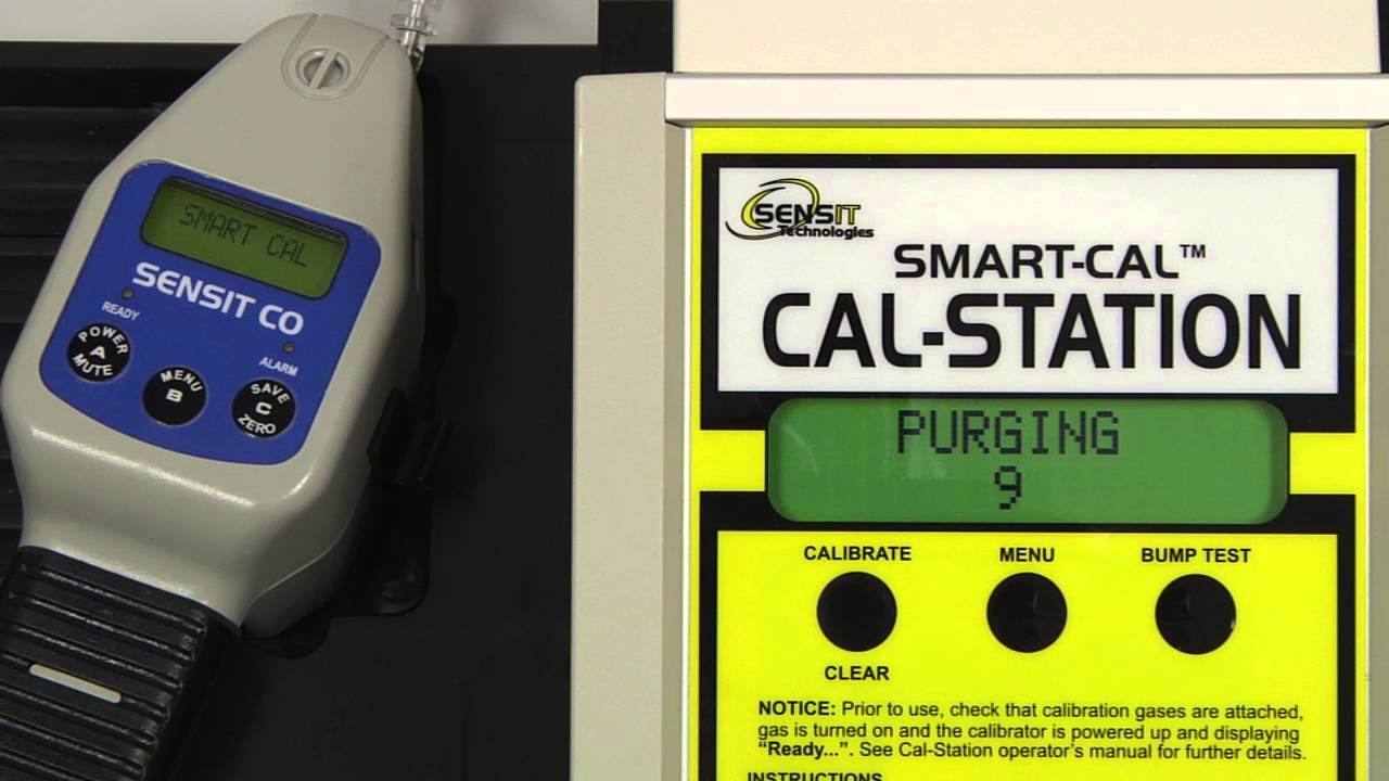 SENSIT CO Calibration Using The SMART-CAL Calibration Station - YouTube