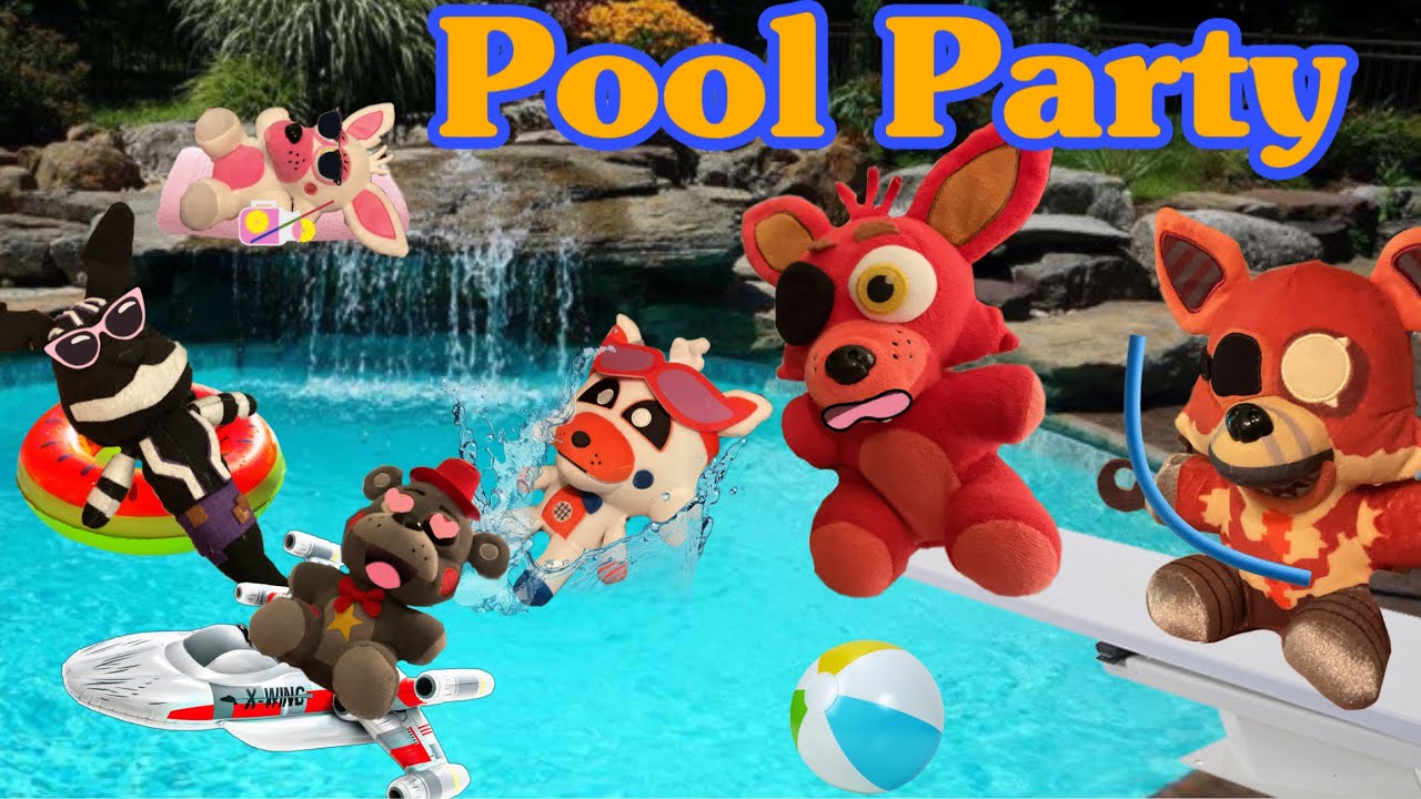 Fnaf Plush - Pool party [ Summer special ] - YouTube