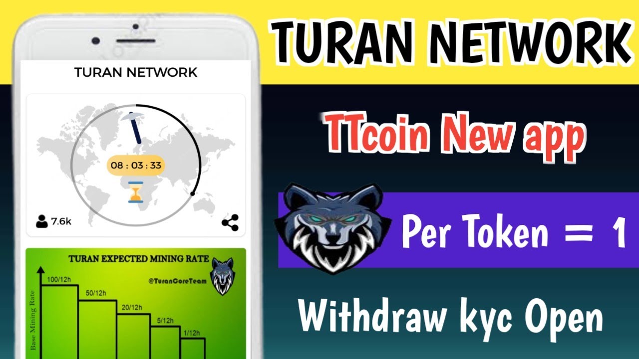 🔥Turan Network🔥 TTCoin Network New Project || Earn 100 TN Coins Daily ...