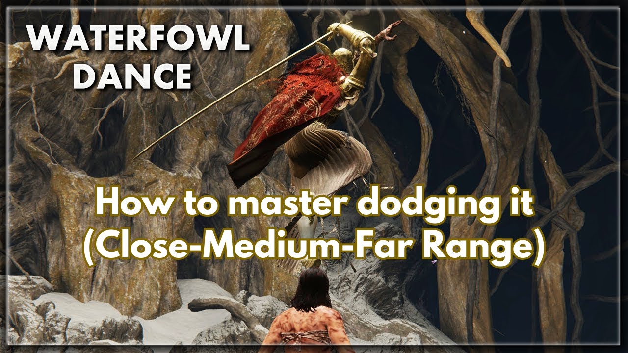 How to dodge Malenia's Waterfowl Dance (Close - Medium - Far range) - YouTube