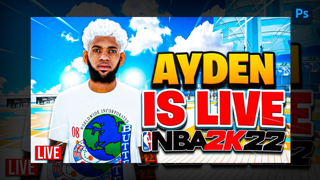 Photoshop Tutorial: How To Make A NBA 2K22 Live Thumbnail | NBA 2K22 ...