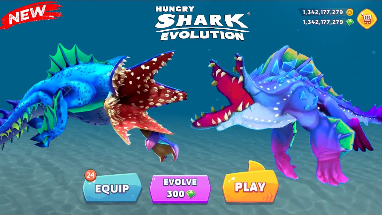 New ABYSSHARK Unlocked Hungry Shark Evolution Gameplay - Hungry Shark ...