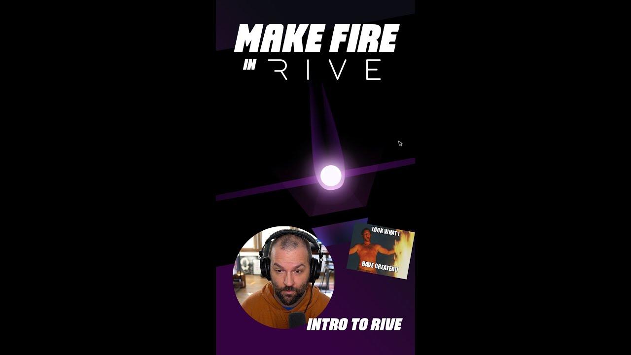 Rive Basics: Designing and animating a Flickering Fire - YouTube