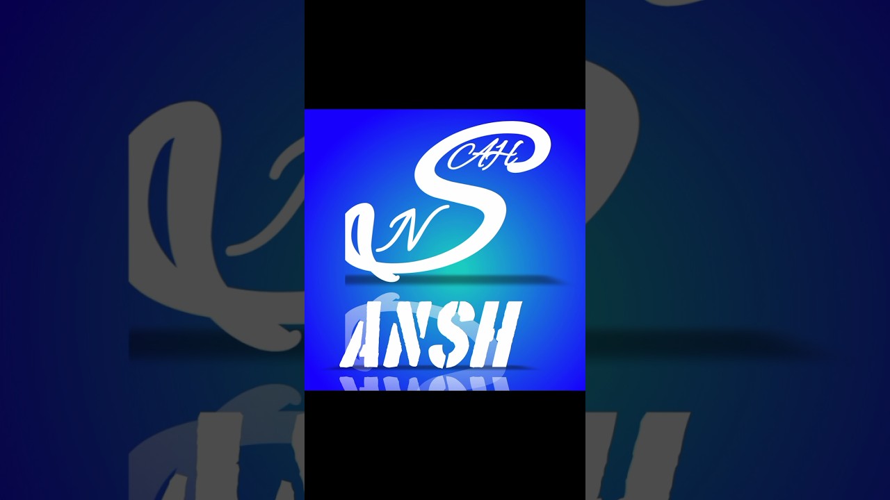 Ansh name logo #viralshorts #like #share #subscribe #logo - YouTube