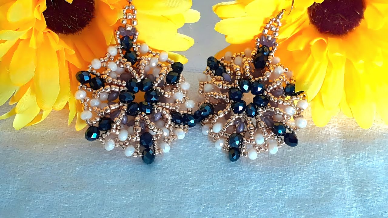 DIY Tutorial orecchini Isabella - Easy handmade earrings tutorial - YouTube