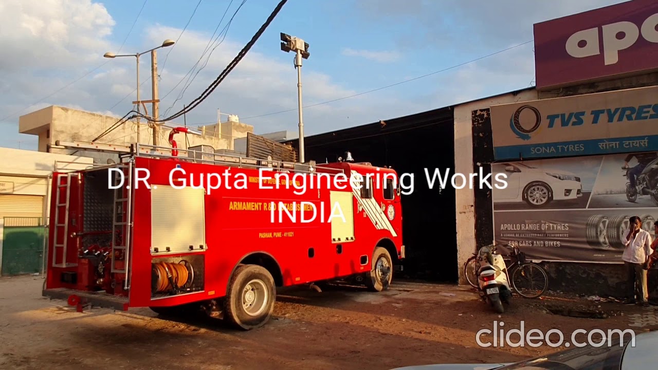 Multipurpose Fire Tender with Telescopic Light Mast - YouTube