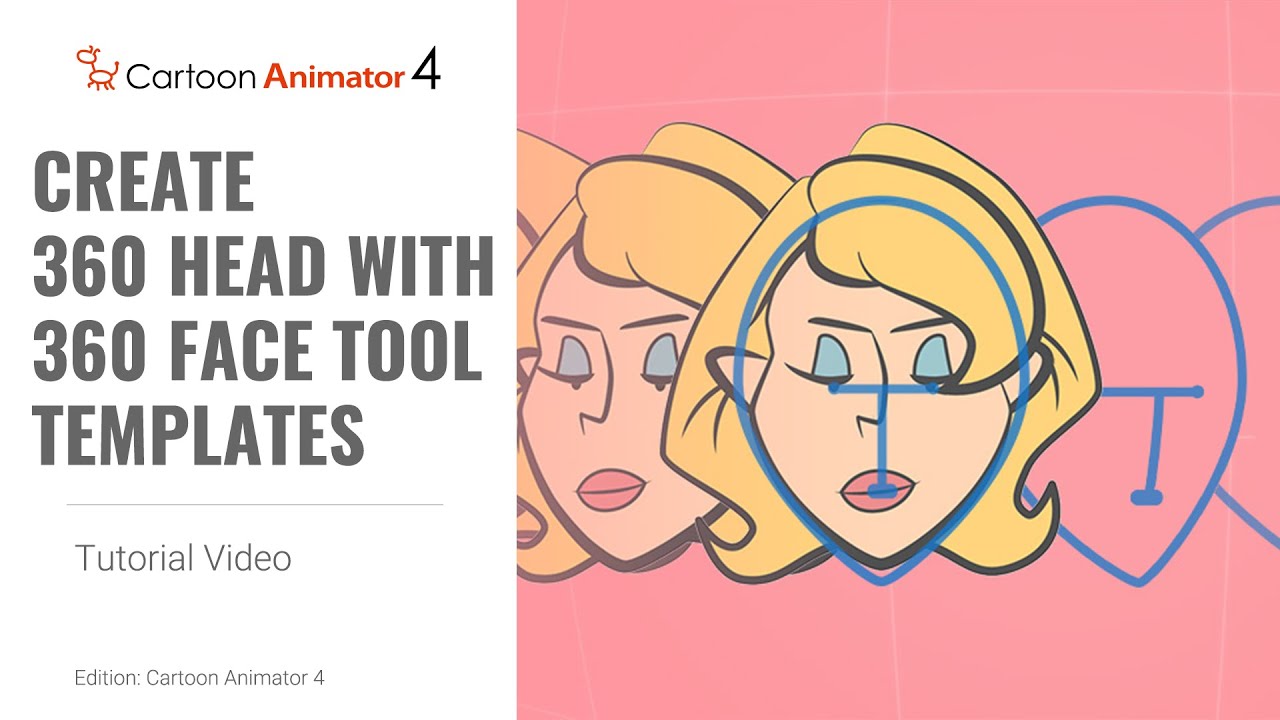 Cartoon Animator 4, 360 Head Tutorial - Content Pack, Create 360 Head ...