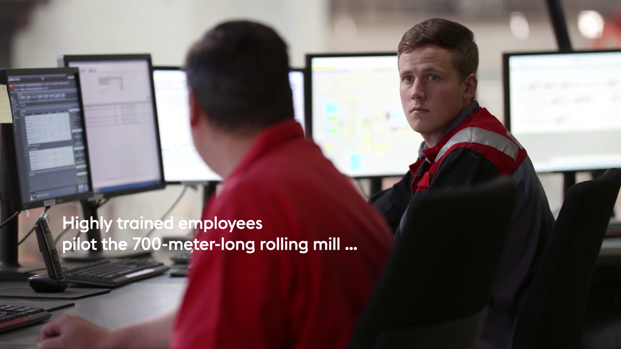 Workplace of the future - New wire rod mill in Leoben - YouTube