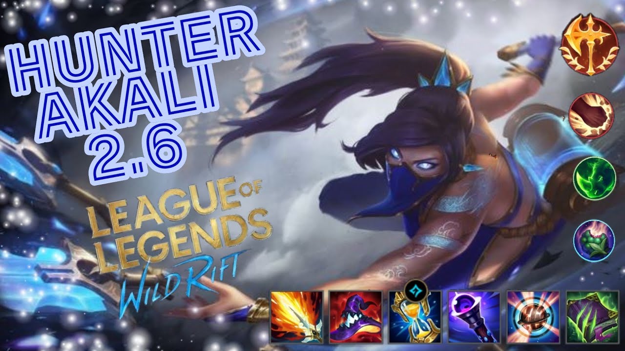 Wild Rift HUNTER Akali 2.6 | Zeironn - YouTube
