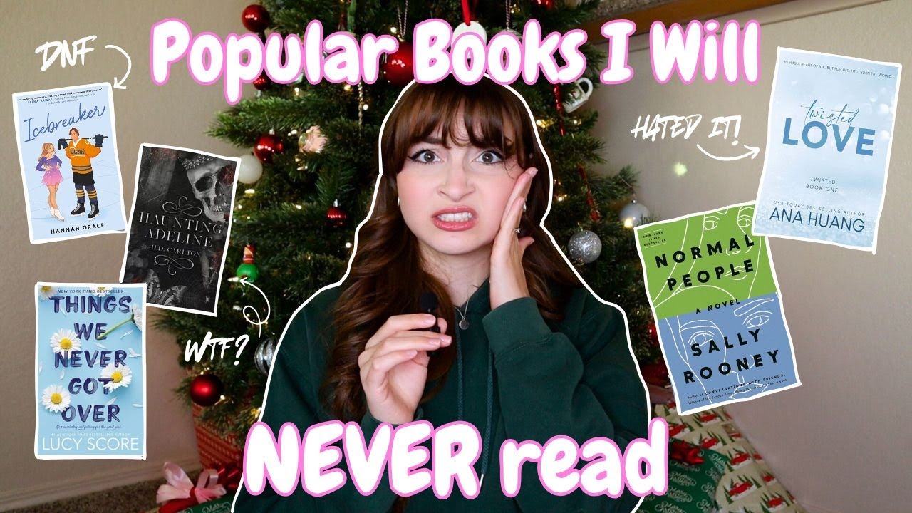 10 popular books i will NEVER read | bookmas day 7 🎄 - YouTube
