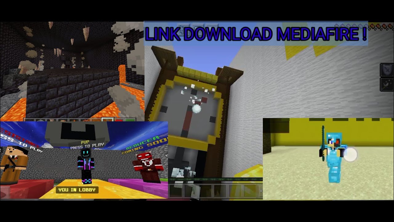 (MAP UPDATE) PVP BOT PRACTICE MINECRAFT PE MAP V2.2 DOWNLOAD - YouTube