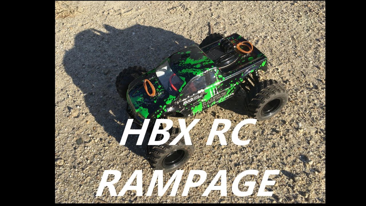 ラジコンカー HBX RAMPAGE GoPro HERO7 - YouTube