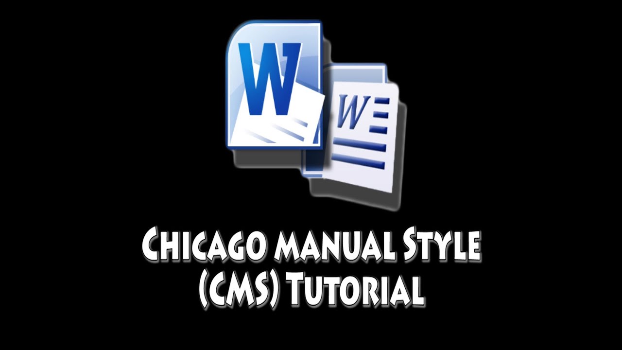 Micrisift Word - Chicago Manual Style word document Tutorial - YouTube