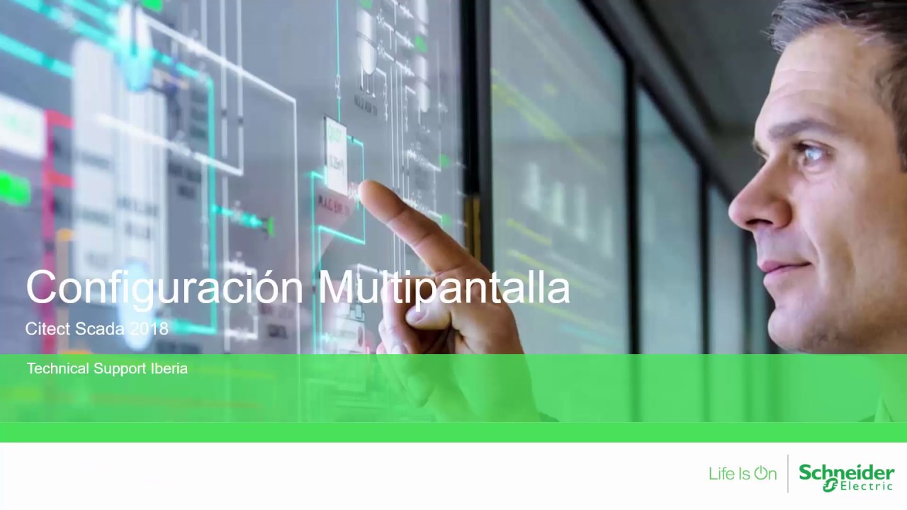 Configuración Multipantalla Citect SCADA 2018 - YouTube