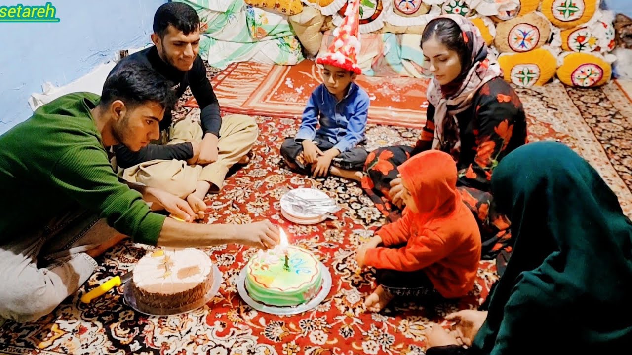 The land construction project and the birth of Atefeh by her father ...