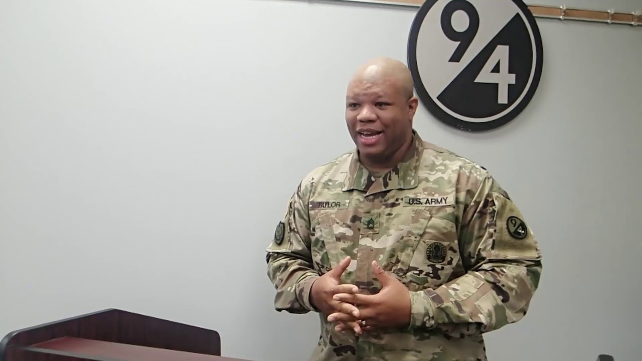 94th TD-FS Instructor Video Series: SFC Marcus Taylor - YouTube