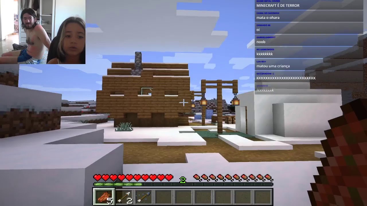 JOGANDO ROBLOX E MINECRAFT - YouTube