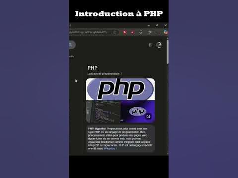 Introduction au langage PHP - YouTube
