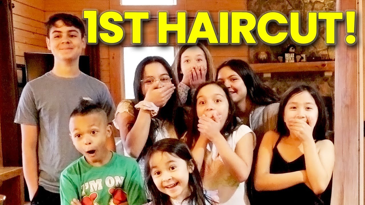 His 1ST Haircut!! DRASTIC CHANGES!! Cutting My 4 Boys Hair Myself ...