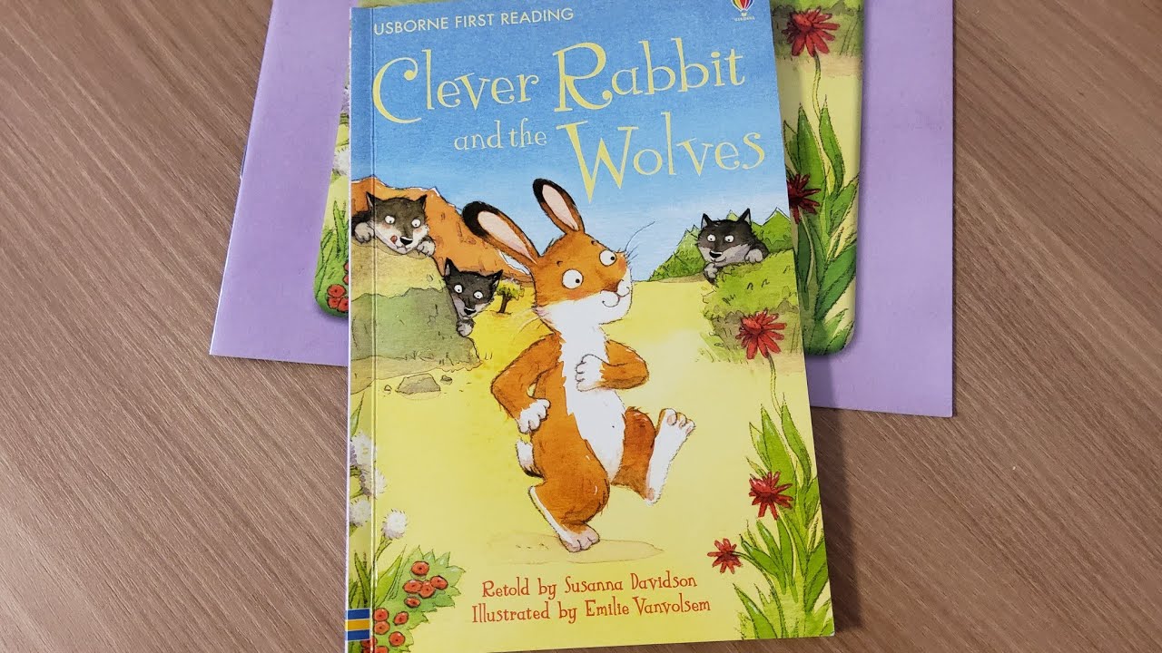 영어책 읽기 2화 - clever rabbit and the wolves - YouTube