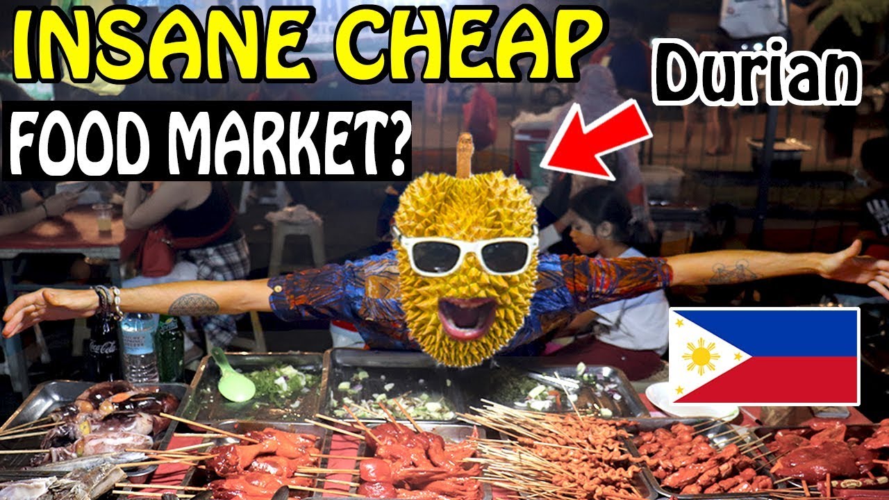 CHEAPEST FILIPINO STREET FOOD MARKET - DAVAO [VLOG#32] - YouTube