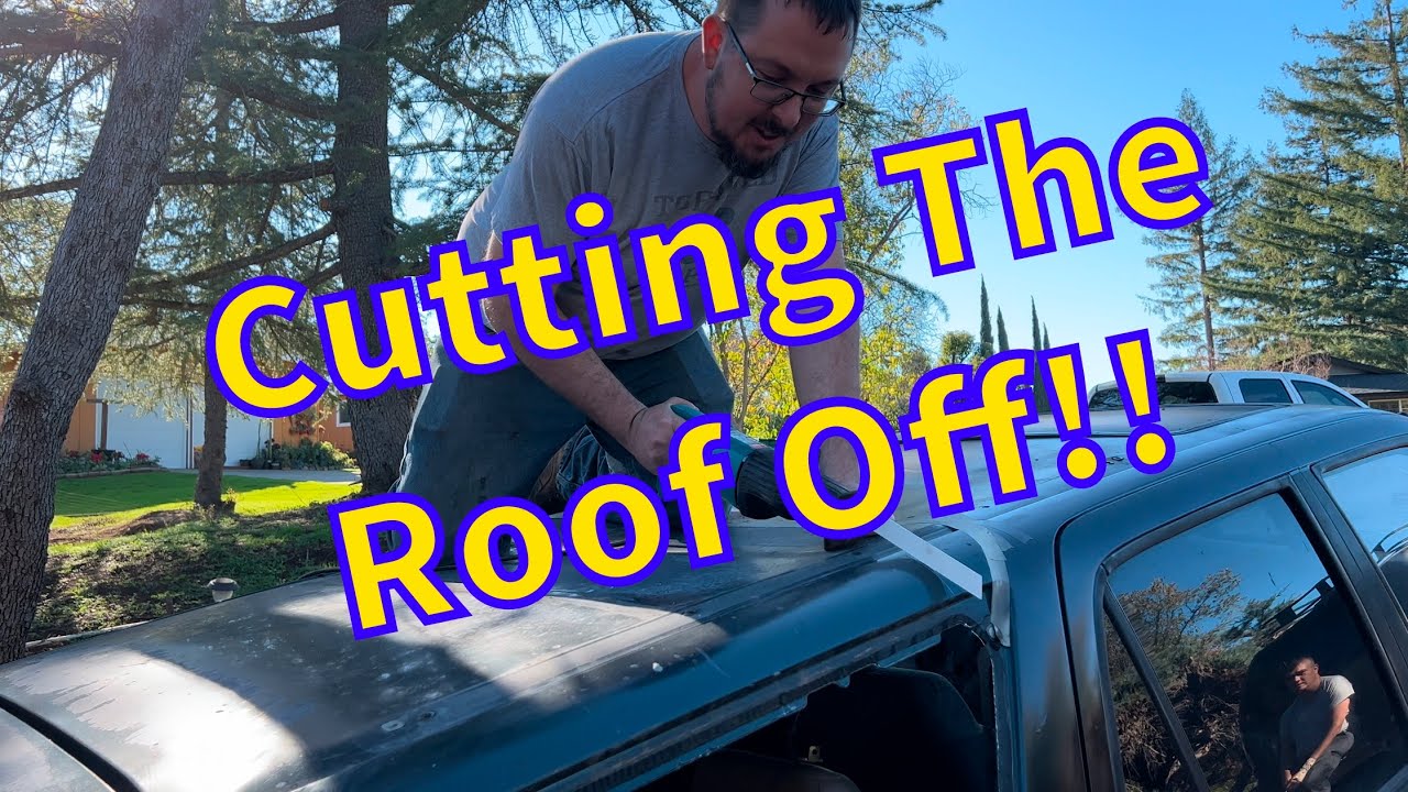 CUTTING THE ROOF OFF (can’t believe we did this!) - YouTube