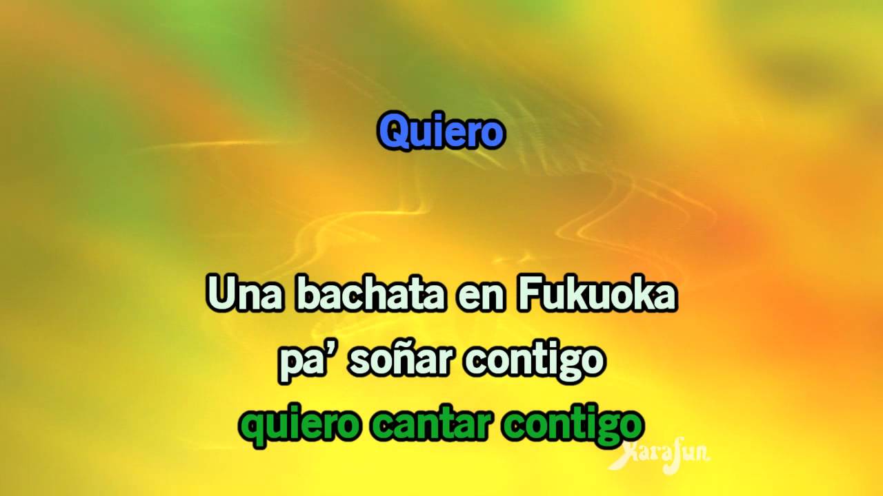 Karaoke Bachata en Fukuoka - Juan Luis Guerra * Acordes - Chordify