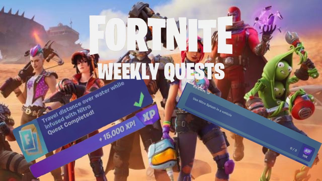 HOW TO COMPLETE TWO FORTNITE QUESTS IN ONE GAME?! || FORTNITE || - YouTube