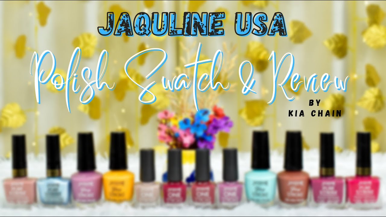 JAQULINE USA Pro Stroke, Pure Stroke, One Stroke Nail Enamels ...