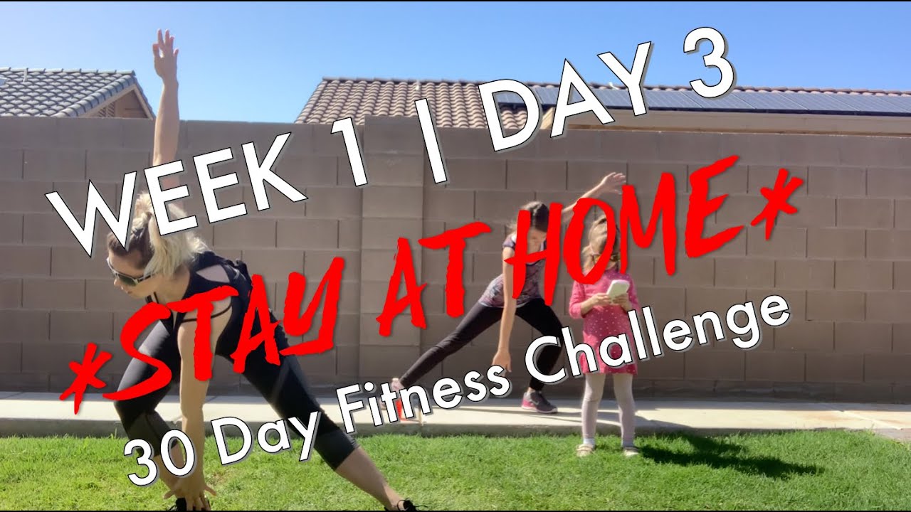 WEEK 1 | DAY 3 - *STAY AT HOME* 30 Day Fitness Challenge [20 min - NO ...